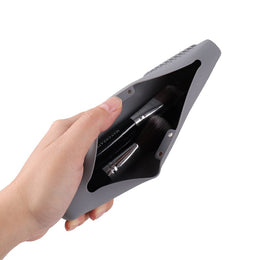 Magnetic Silicone Makeup Brush Holder Travel-Friendly with Built-in ...